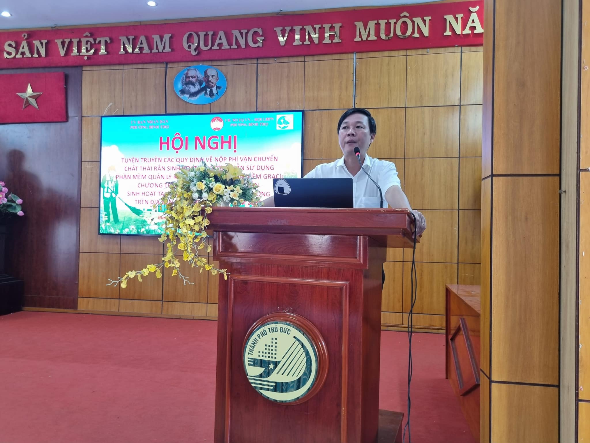 PHƯỜNG BÌNH THỌ, TP. THỦ ĐỨC TỔ CHỨC TUYÊN TRUYỀN PHÂN LOẠI RÁC VÀ SỬ ...