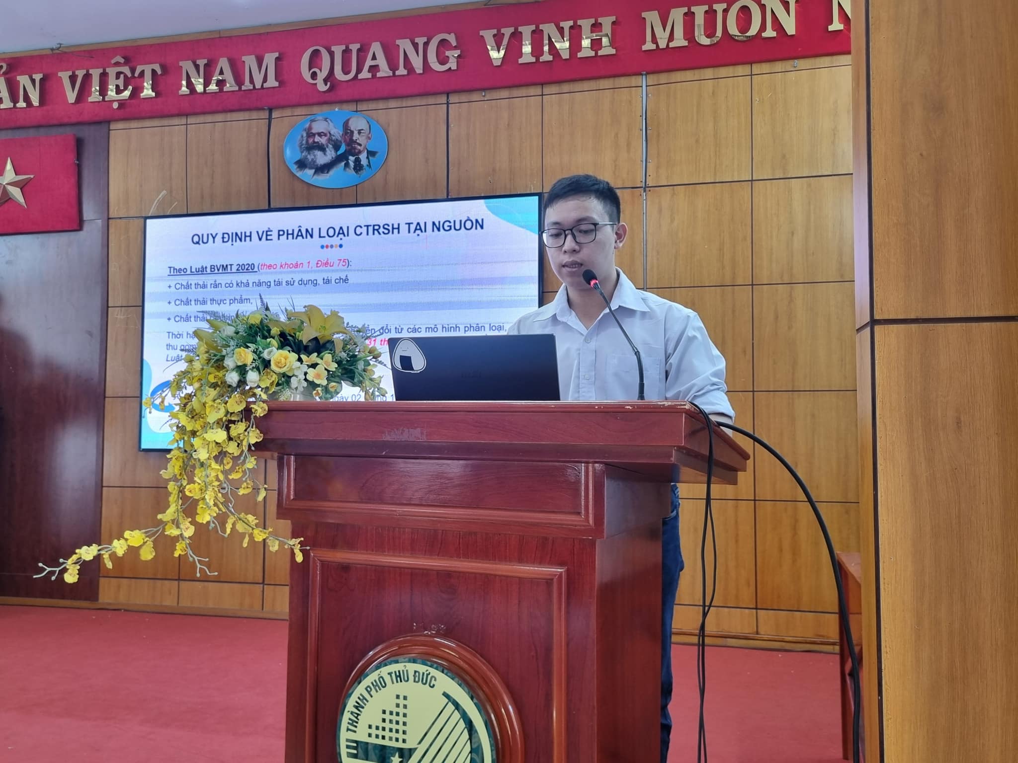 PHƯỜNG BÌNH THỌ, TP. THỦ ĐỨC TỔ CHỨC TUYÊN TRUYỀN PHÂN LOẠI RÁC VÀ SỬ ...