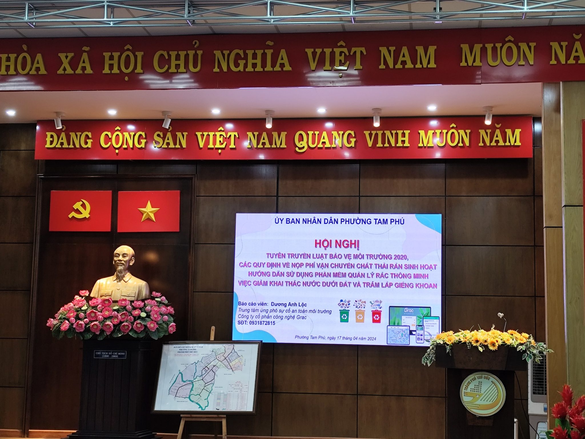 Phường Tam Phú,Thủ Đức tập huấn,hướng dẫn sử dụng app Grac - Grac